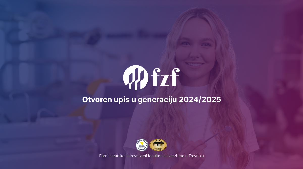 Otvoren upis u generaciju 2024/2025 | FZF